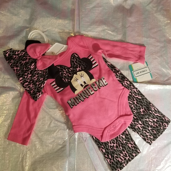 Disney | Matching Sets | Minnie Mouse Animal Print Outfit | Poshmark